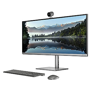 HP 2022 Newest Envy All-in-One Desktop, 34" WUHD Display, Intel Core i7-11700, GeForce RTX 3060, 16GB RAM, 1TB SSD, Wi-Fi 6, HDMI, Thunderbolt 4, RJ-45, Webcam, Wireless KB&Mouse, Windows 11 Home