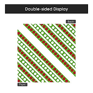 AVOIN colorlife Christmas Polka Dot Pet Bandana 2 Pcs, Adjustable Boho Believe Xmas Hat Holiday Party Triangle Reversible Dog Cat Scarf for Small Medium Large Dogs