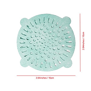 20PCS Drain Hair Catcher, Disposable Hair Stopper for Bathtub Drain Clear The Clog with Ease Shower Drain Hair Catcher Sticker Mesh Hair Drain Cover