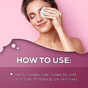 Andrea Eye Q's Oil-free Eye Makeup Remover Pads, 65-Count (Pack of 3)