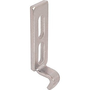 Prime-Line E 2054 Stamped Steel, Sliding Patio Door Keeper (2 Pack)