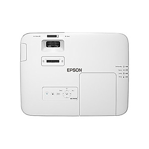 Epson V11H819020 PowerLite 2140W LCD Projector, Black/White