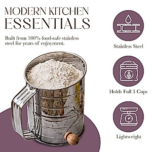 Bellemain Stainless Steel 3 Cup Flour Sifter