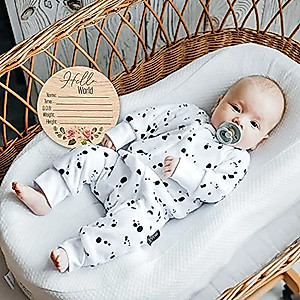 DIY Baby Announcement Sign, Birth Announcement Sign, Hello World Newborn Sign, Birth Announcement Sign For Hospital, Baby Name Announcement Sign, Birth Announcement Sign, Newborn Announcement Sign (Style 2)