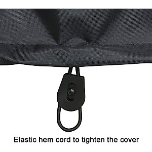 Waterproof Generator Cover Outdoor Universal Generators Protective Cover 600D Oxford Fabric Windproof UV Resistant Covers for Portable Generators Black