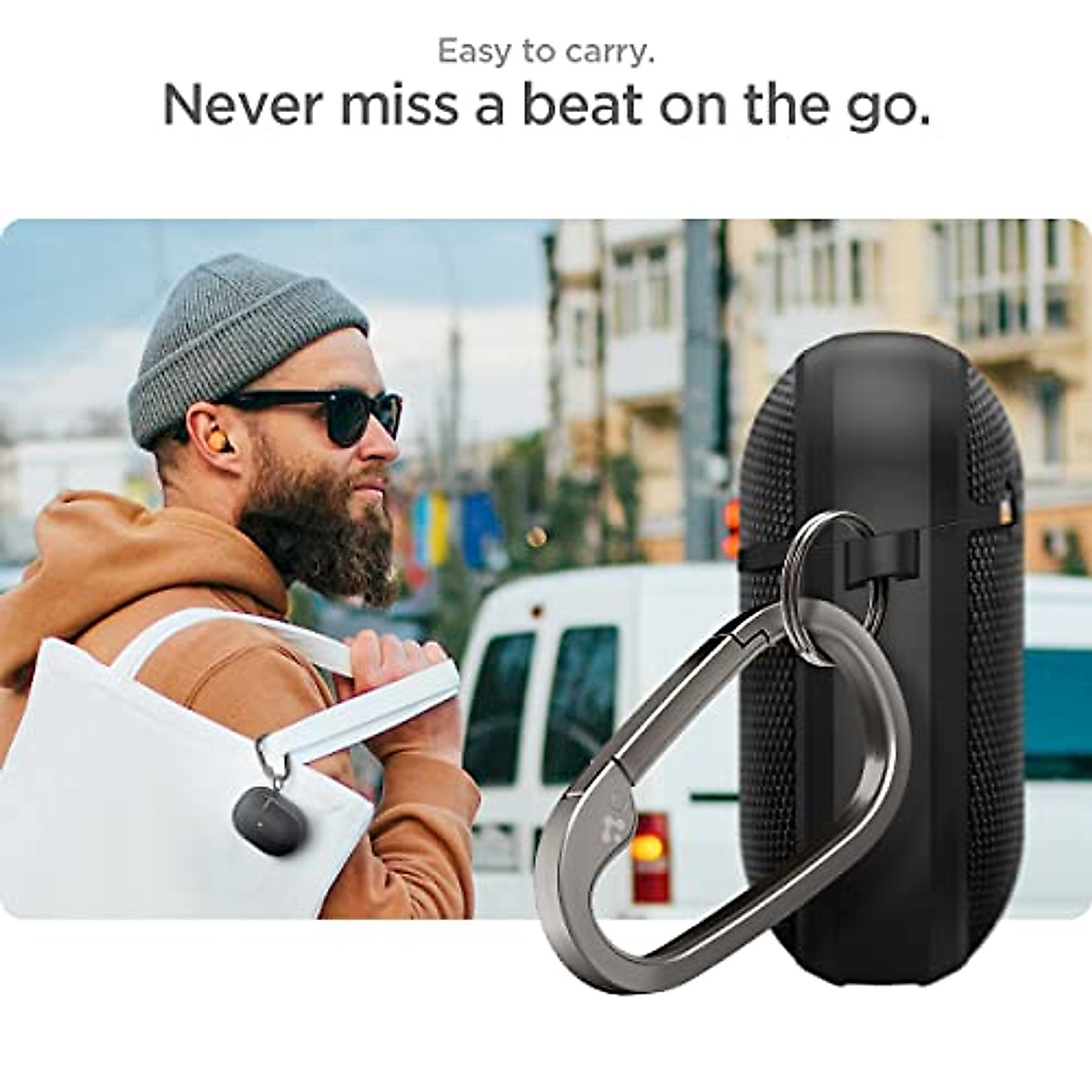Spigen Classic Fit Designed for Google Pixel Buds Pro Case (2022) - Black