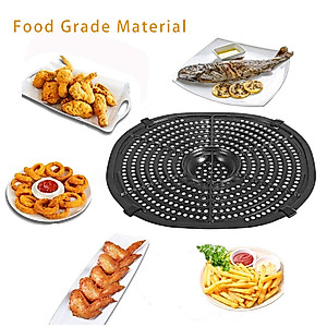 RAMLLY Air Fryer Replacement Grill Pan For Power XL 7QT,Crisper Plate,Air fryer Accessories,Non-Stick Fry Pan