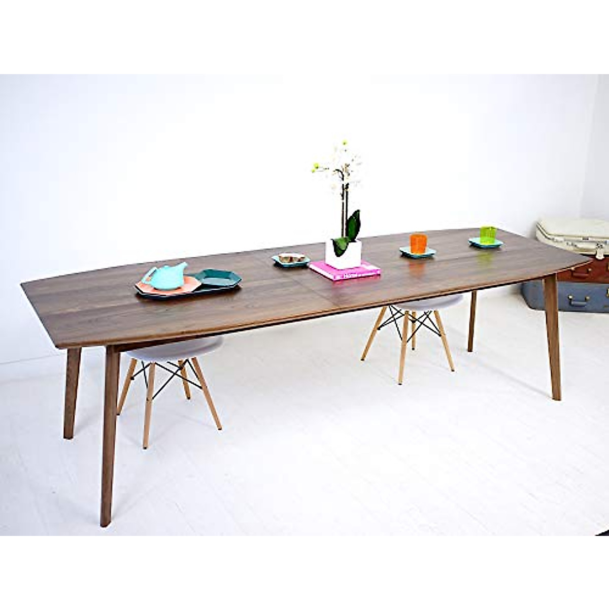 Modern Walnut Dining Table" The Santa Monica Extension"