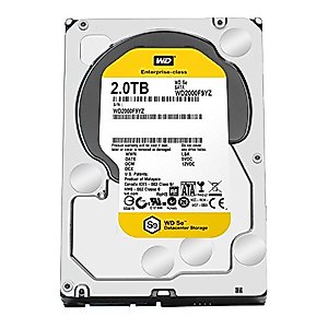 WD SE 2TB Datacenter Hard Disk Drive - 7200 RPM SATA 6 Gb/s 64MB Cache 3.5 Inch - WD2000F9YZ