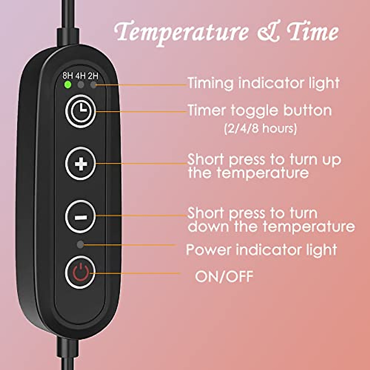 CRRZT Reptile Heat Lamp: 360° Rotatable, Timing & Dimming, 3Pack E27 UVB/UVA Basking Lights (1 * 25W & 2 * 50W)