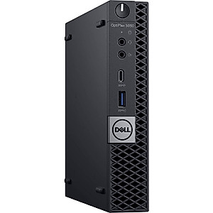 Dell OptiPlex 5060 Micro Intel Core i3-8100T 3.1GHz, 16GB RAM, 256GB SSD, Windows 11 Pro 64bit 24" LCD (Renewed)