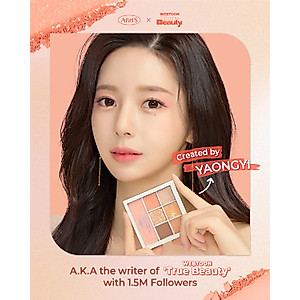 AMTS x True Beauty Edition - Some Sweet EyeShadow Makeup Palette | Matte Shimmer Metallic, Long Lasting, Cheek blush, All My Things, K Beauty, Pink Gold makeup