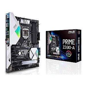 ASUS Prime Z390-A Motherboard LGA1151 (Intel 8th And 9th Gen) ATX DDR4 DP HDMI M.2 USB 3.1 Gen2 Gigabit LAN