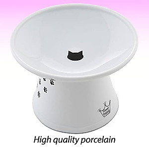 Necoichi Extra Wide Raised Cat Food Bowl (Cat, Extra Wide)