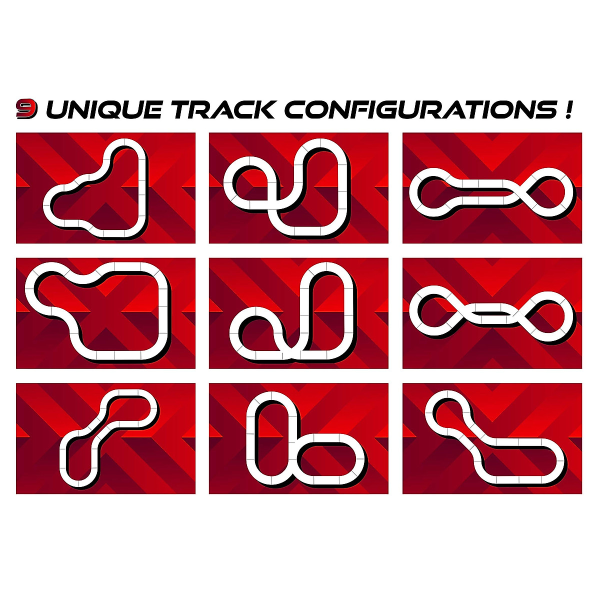 Scalextric Micro Hyper-Cars Race Slot Car Set (1: 64 Scale)