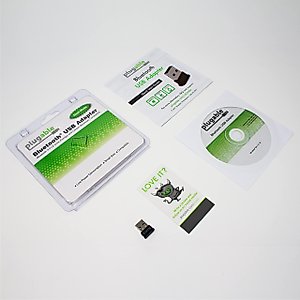 Plugable USB Bluetooth 4.0 Low Energy Micro Adapter (Compatible with Windows 11, 10, 8.x, 7, Classic Bluetooth, Gamepad, and Stereo Headset Compatible)