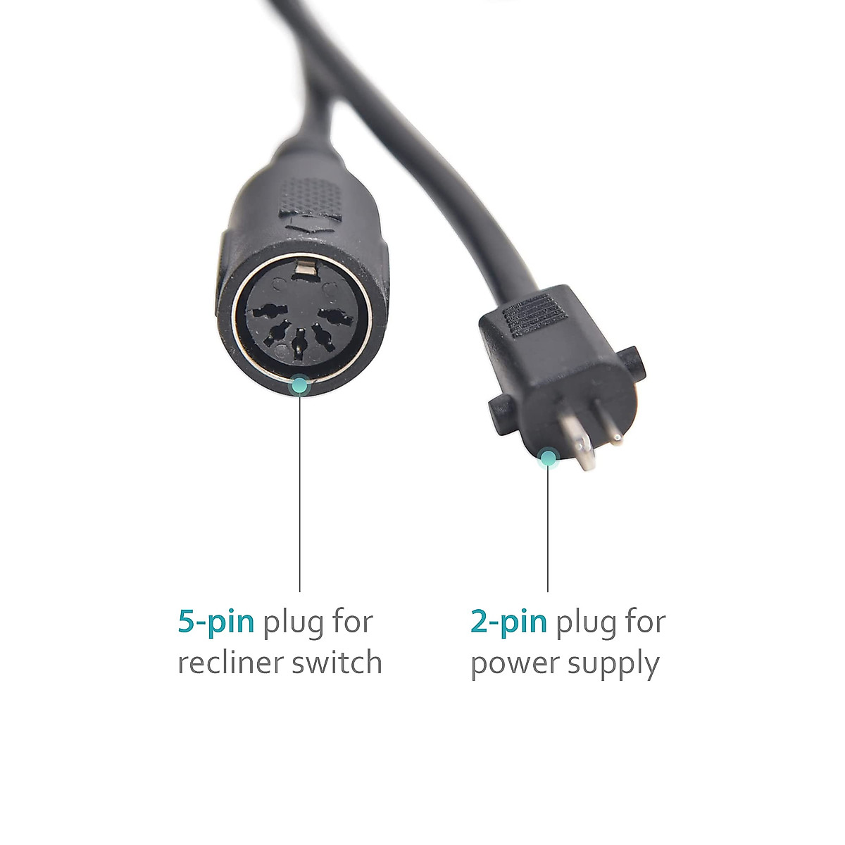 Okin Refined-R Model JLDQ-12 & JLDQ.12.133.226M for Power Recliner Bed Motor Actuator Replacement, Electric Sofa Lift Chair Part Replacement for JLDQ.12.133.226M