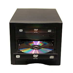 Acumen Disc Easy to USE CD DVD Disc Copier STANDALONE Duplicator System Tower with 24x DVD-Burner Writer Drive