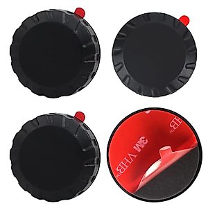 4 Pack AirTag Holder Case with Adhesive Sticker, IPX8 Waterproof Stick on Hidden Mount AirTag Case GPS Tracker Protection Cover for Luggage Laptop Car Bike Remote Control Drone