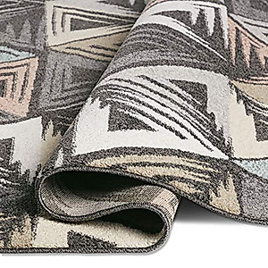 Home Dynamix Area Rug, 5 ft 2 in x 7 ft 2 in, Gray/Ivory