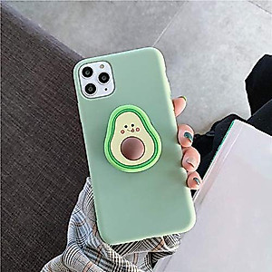 Cute Avocado Squishy 360° Adjustable Phone Holder Stand Compatible with iPhone and Android