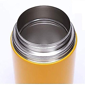Dr.Cheolfh Lunch Container Insulation Barrel; Lunch Box; Smoldering Pot; Portable; Adult, Student; Double Thickening,Bento-Styled Lunch Solution Offers Durable (Color : Brown) (Color : Brown)