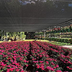 Tronssien 70% Black Shade Cloth, 12 x 6 FT Garden Sun Shade Netting. Durable Mesh Tarp with Grommets, Shading Anti for Garden, Greenhouse, Plants Growing, Outdoor Barbecue,Pergola etc.