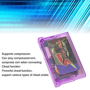 Video Games Memory Card for GBA GBA SP GBM NDS Lite, Burning Card Game Flashcards, Mini Card Supports Fat Super Card for NDS Games