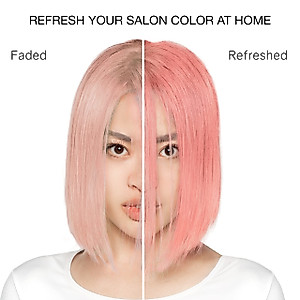 Celeb Luxury Viral Colorwash, Professional Semi-Permanent Hair Color Depositing Shampoo, Rose Gold