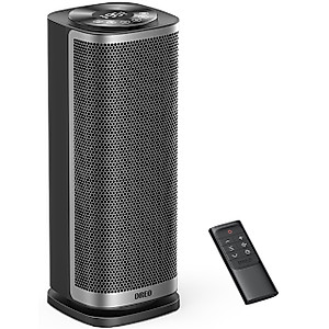 Dreo Space Heater for Bedroom, 70 ° Oscillation, Fast Heating Ceramic Electric with Digital Thermostat, Remote Control, 1-12H Timer, Overheat Protection, Safety Heater for Indoor Use Large Room