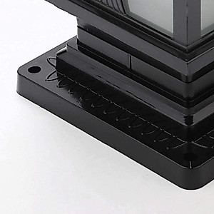 Exterior Lamp Post Lighting Fixtures Waterproof Post Light Post Cap Lamp Patio Garden Decoration Black Antique Outdoor Column Light Die-cast Aluminum Waterproof Front Doorpost Headlight, LED Outdoor W