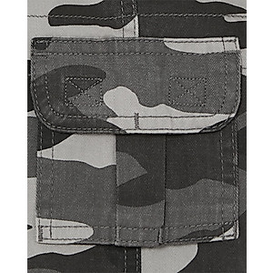 The Children's Place baby boys And Toddler Pull on Cargo Pants, Night Camo/Olive Camo 2 Pack, 5T US