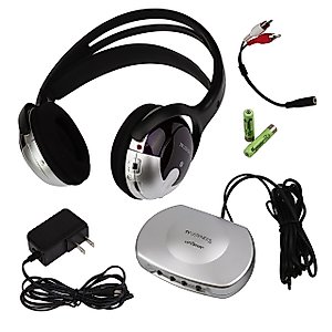 Unisar J3 TV920 Listener Rechargeable Wireless Infrared Headphones for TV Listening System | Wireless Headphones for TV Watching | Cordless Over Ear Headphones | TV Headphones Wireless