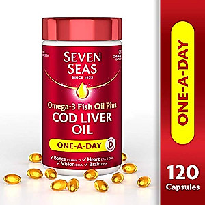 Seven Seas Pure Cod Liver Oil 120 capsules