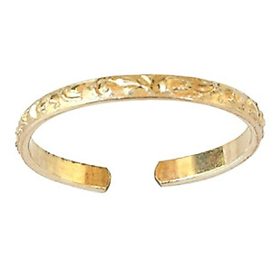 California Toe Rings 14k Gold Filled Hawaiian Adjustable Toe Ring One Size Fits All Most