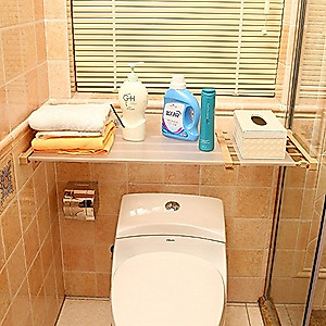 Haotfire Adjustable Scalable layered separator wardrobe kitchen bathroom storage rack clothing racks toy storage rack (XL, White)