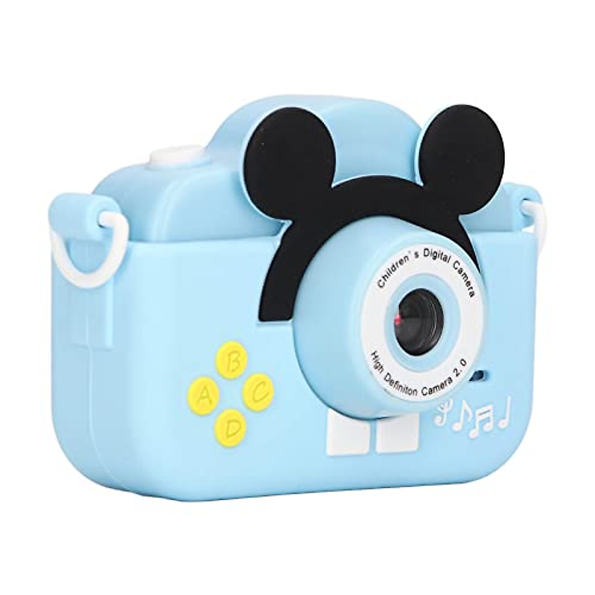 Mini Kids Camera, Dual Camera 2000W Kids Camera Multifunction High Definition with Lanyard for Travel