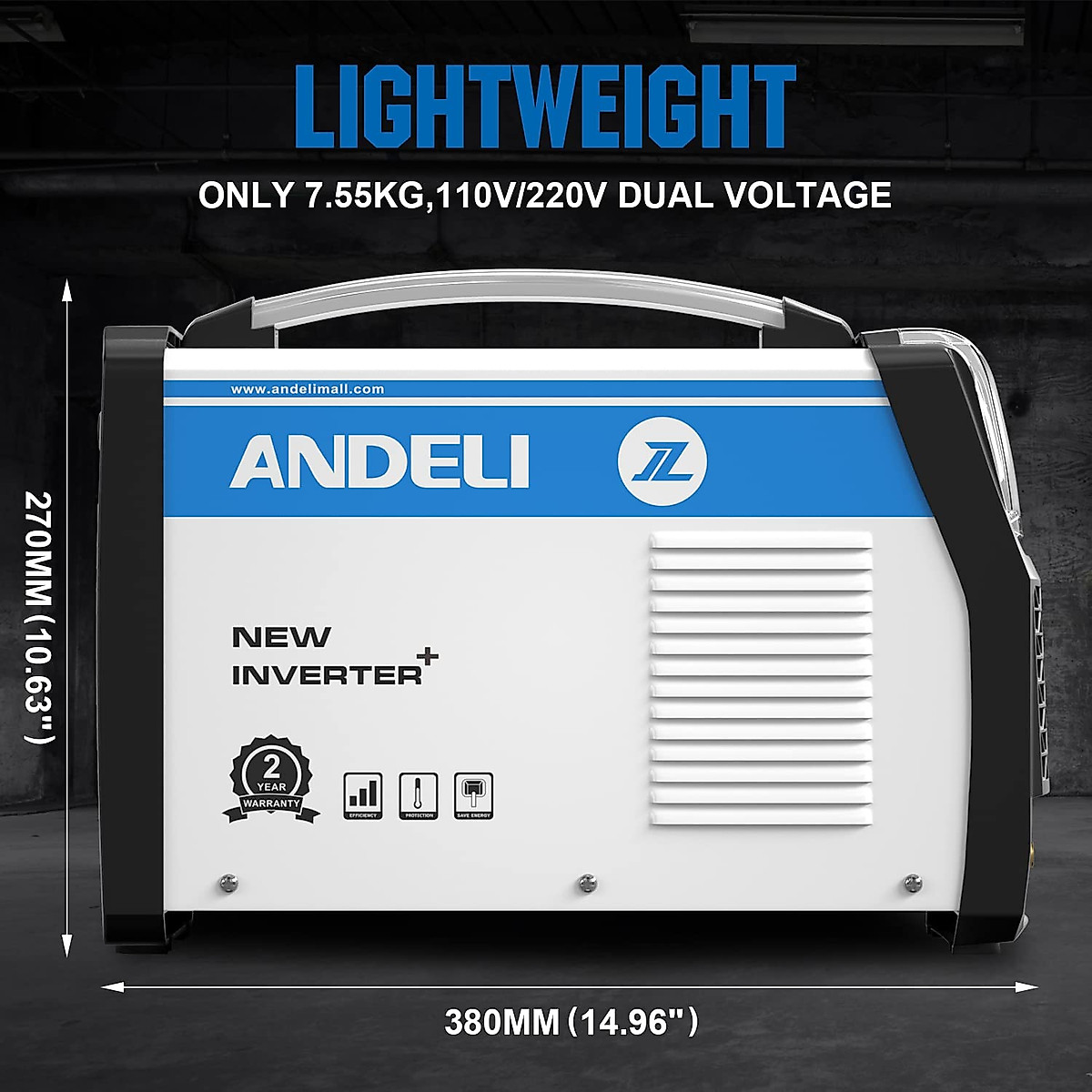 ANDELI 110/220V Cold Welder TIG Welding Machine with Cold/Hot/TIG Pulse MOS Tube Cold Welding Machine TIG-250MPL