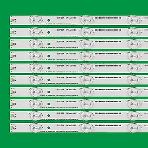 LED Backlight Strip Replace for TV Kits 10PCS LED Backlight Strip 7 Lamps for Hjjsense - 55-55 HD550DU-B52-10X7-3030C - V0-20151012 55H8C 55K3300UW H55m3300 H55M3000