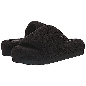Koolaburra by UGG Women's PEACHEE Slide Slipper, Black, 8