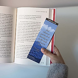 Christian Bookmark with Bible Verse, Pack of 25, Christian Life Themed, And Whatever You Do, Do It Heartily, Colossians 3:23-24