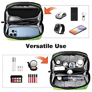 Travel Cord Organizer, Tech Organizer, Electronics Organizer, Cable Organizer Bag, Iris Tulip Spring Garden Flower Floral