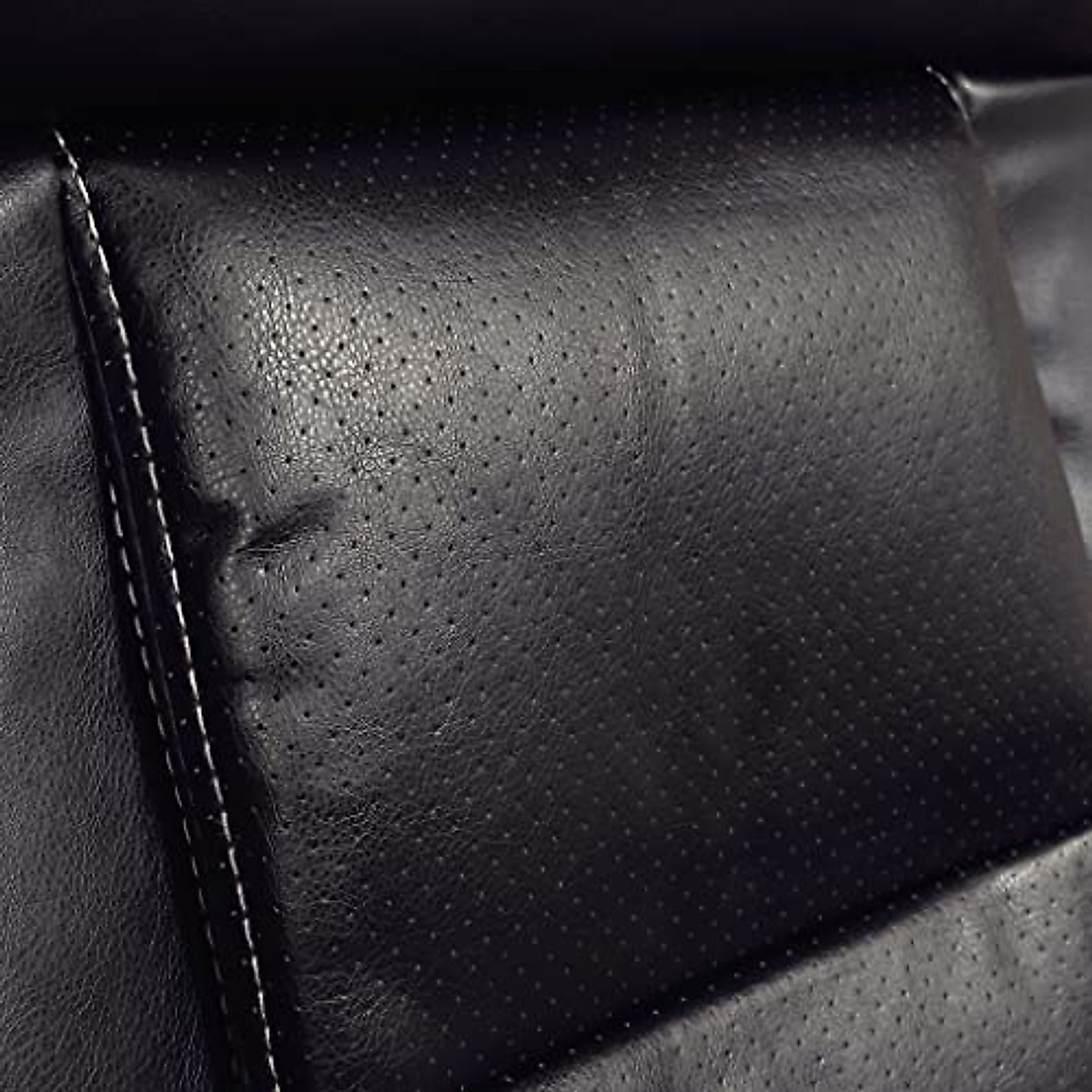 Sauder Gruga Leather Managers Chair, Black finish