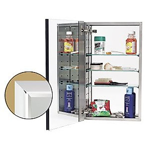 Alno MC40244-PC - 4000 Series Stainless Steel Cabinet Body W/ Polished Chrome Frame Door And 170° Hi