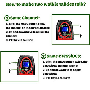 Retevis RT628 Walkie Talkies for Kids,Toys for 5-13 Year Old Boys Girls,Key Lock,Crystal Voice, Easy to Use,Long Range Walky Talky for Camping Hiking(Red,2 Pack)