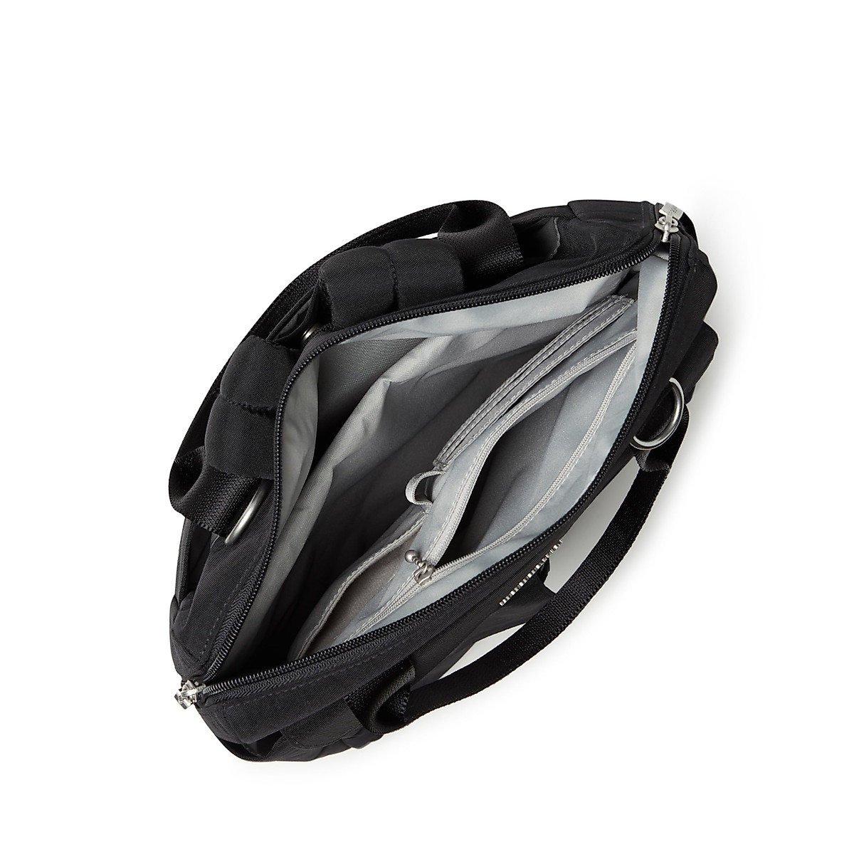 Baggallini womens Modern Everywhere Laptop Backpack, Black, One Size US