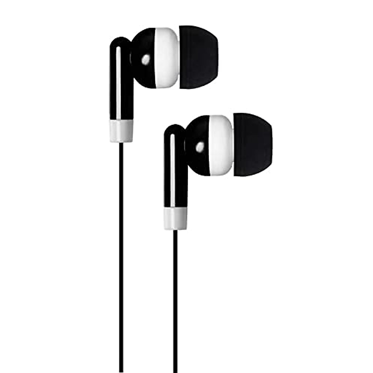 Wholesale Lot Kids Bulk Earbuds Headphones Earphones 50 Pack Multi Colored Individually Bagged Disposable Ear Buds for School Classroom Libraries Students