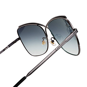 FEISEDY Womens Aviator Sunglasses Oversized Butterfly X Shape Design Cateye Cute Lady Sunglasses B2738