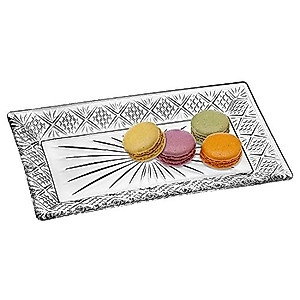 James Scott Crystal 3 Tier Rectangle Server