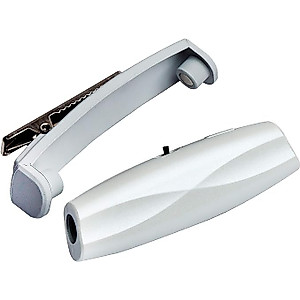 Airvida M1 Ionic Wearable Air Purifier (White) – Up to 99% Pollutant Removal Rate, Stylish & Lightweight with 3 Modes, Titanium Necklace & Clip, Silent Operation, 20g